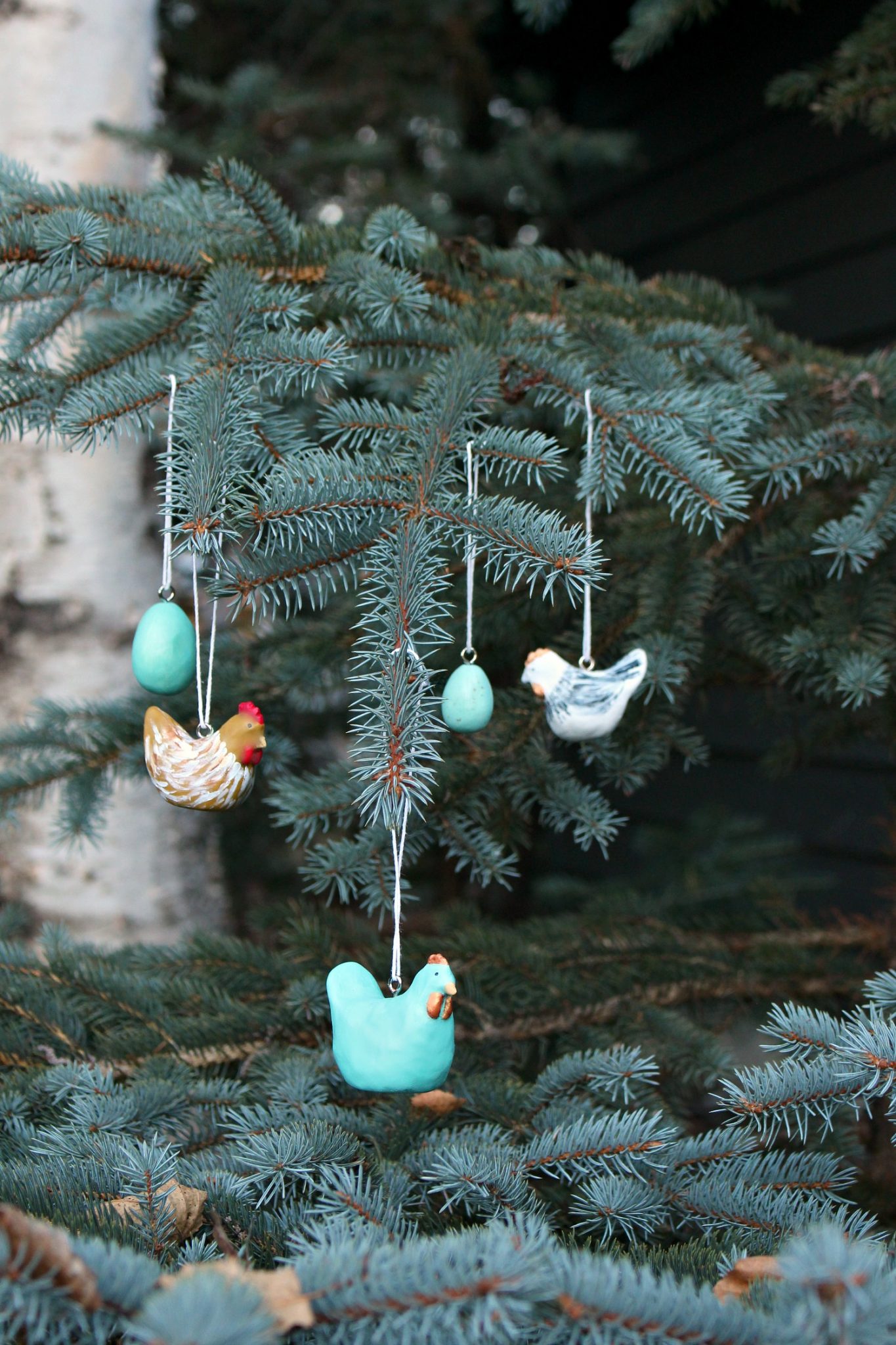 DIY Chicken Christmas Ornament | Dans le Lakehouse