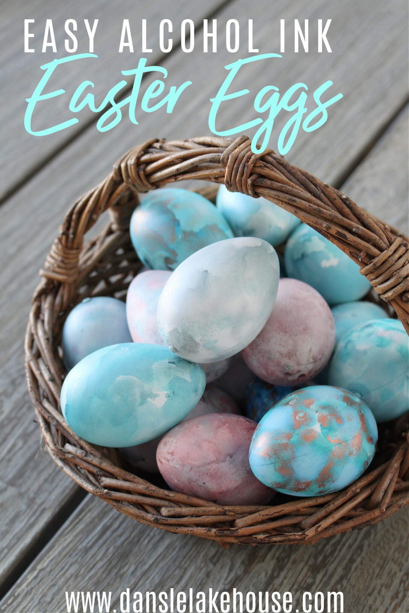 DIY Alcohol Ink Easter Eggs | Dans le Lakehouse