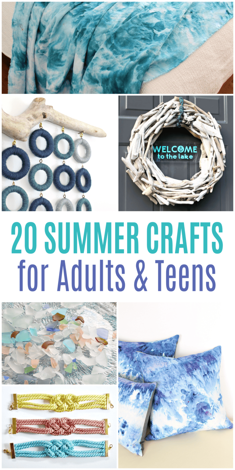 20 Summer Crafts for Adults | Dans le Lakehouse